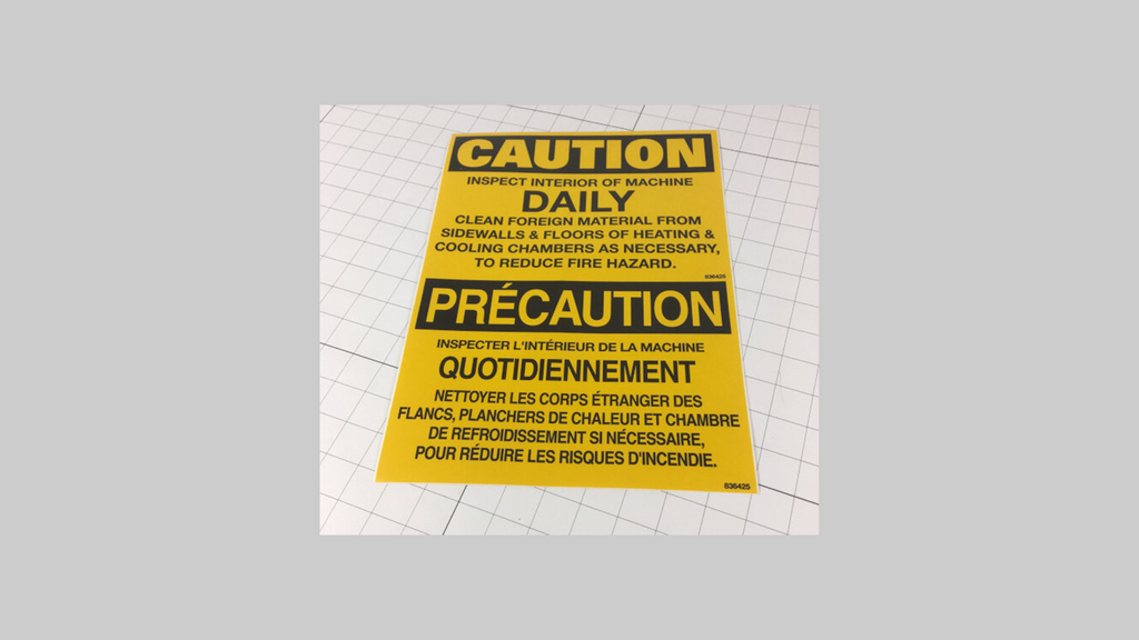 DECAL, CLEAN MACHINE DAILY – Digman Construction